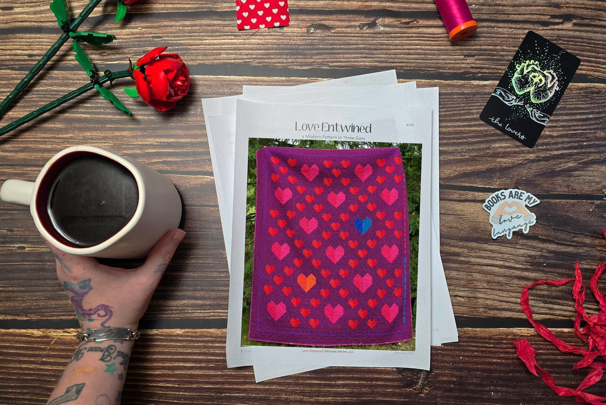 Love Entwined Pattern - New Quilt Design by Hillside Stitches