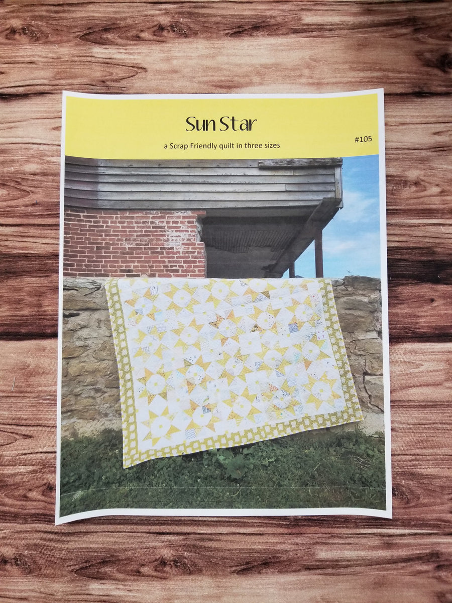 Sun Star Quilt PDF Pattern – Hillside Stitches